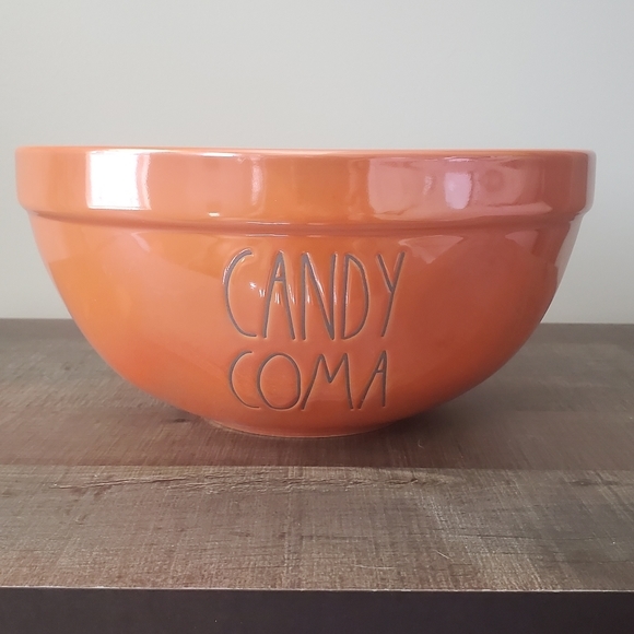 Rae Dunn | Holiday | Rae Dunn Candy Coma Orange Iridescent Luster Candy ...